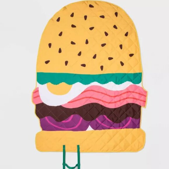 Sun Squad™ | Other | New Sun Squad Figural Burger Picnic Blanket | Poshmark